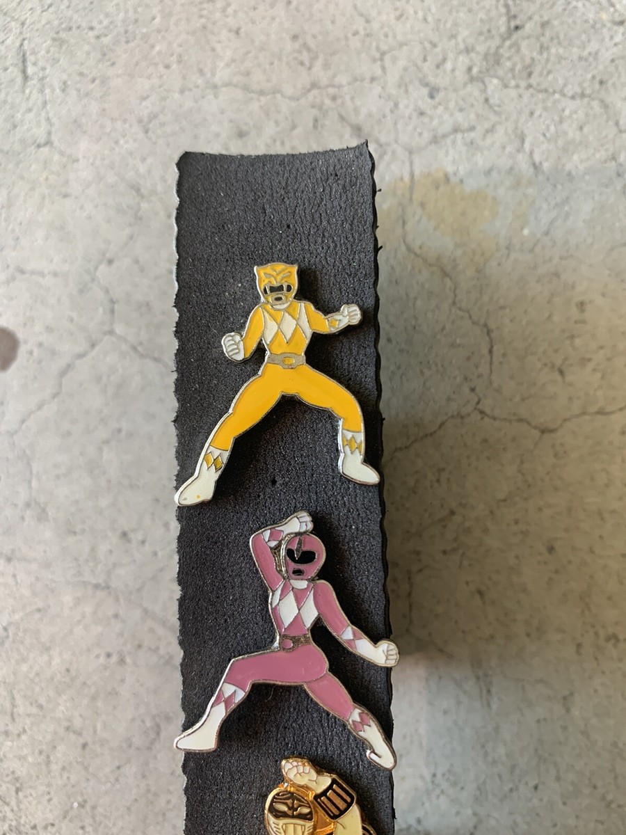 Mighty Morphin Power Rangers Red Ranger Lapel Pin Set 691037720179 Ebay