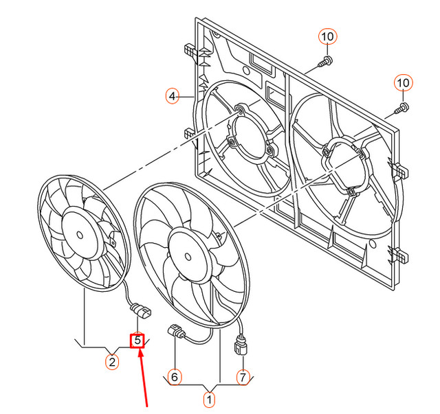 2 Port 1 Pin Pigtail Wiring Plug VW Golf Jetta GTI Mk4 Beetle Audi ...