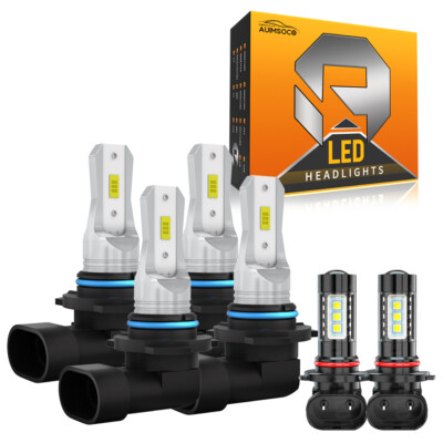 For Chrysler Sebring 2007- 2008 2009 Combo 6x 6000K LED Lamp + Fog ...