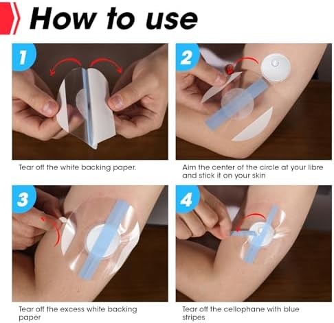 100 Pack Freestyle Libre 3 Adhesive Patches Waterproof | eBay