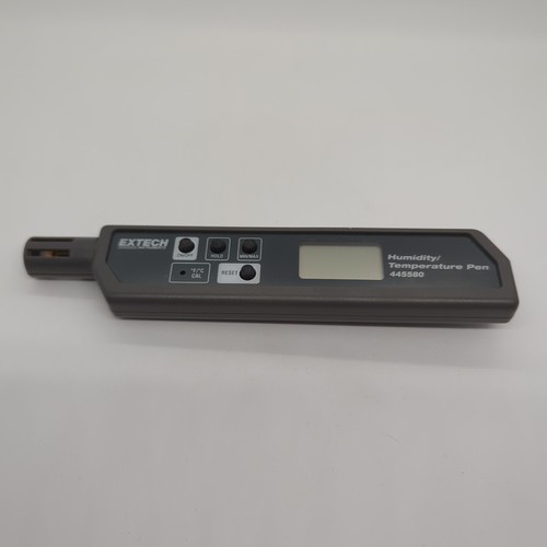 Extech 445580 Humidity and Temperature Pen Size Meter with Pocket Clip ...
