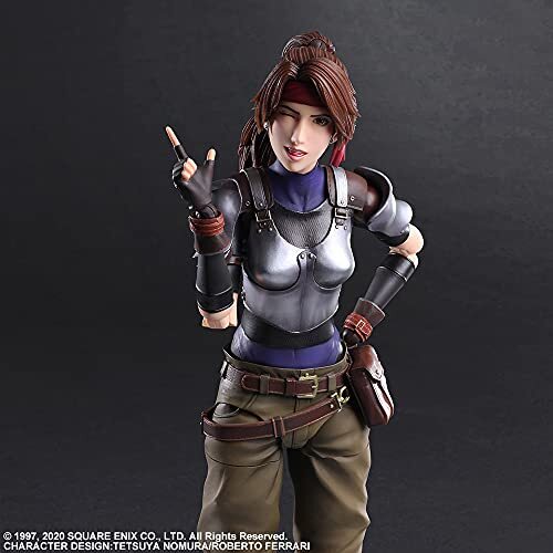 Final Fantasy VII Remake PLAY ARTS Kai Jesse PVC painted movable figure ...