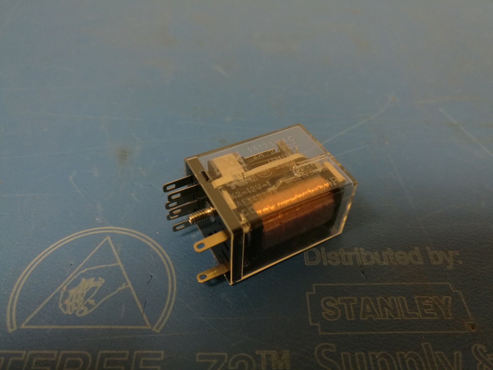 Aromat Relay AE340898 K2-12V-1 125VAC 8 Blade K-RELAY (2T) | eBay