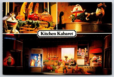 Postcard Kitchen Kabaret Epcot Disney Orlando Post Card Continental ...