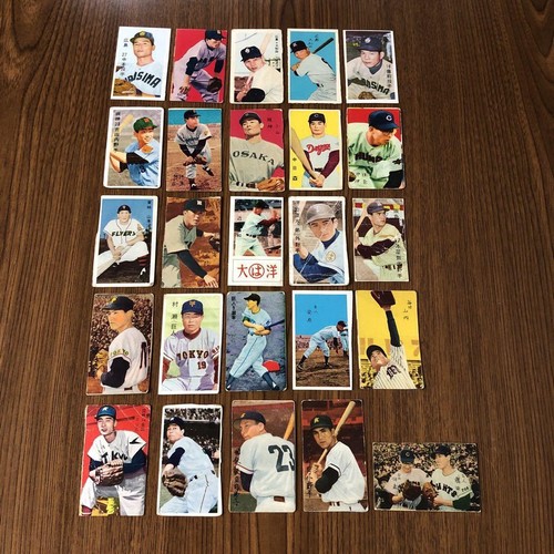 1960s Japanese baseball Menko card -set of 25 | eBay