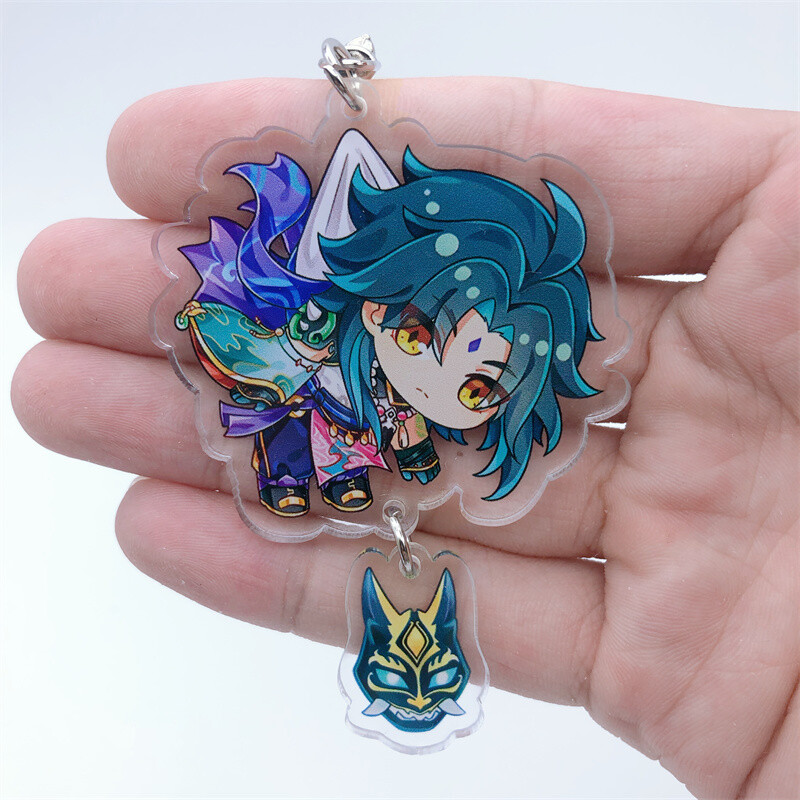 Hot Anime Acrylic Keychain Tighnari Lesser Kusanali Nahida Accessories ...