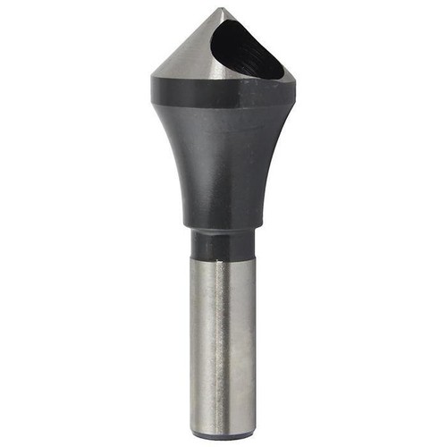 21.5mm x 64.5mm HSS Cobalt Cross Hole 90° Deburrer Countersink Bit 8 ...