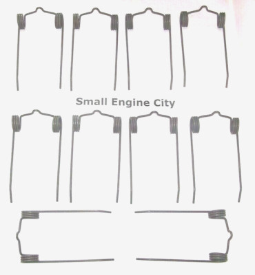 Qty (10) 43783 Craftsman Agri-Fab DeThatcher Thatcher Rake Tine Spring ...