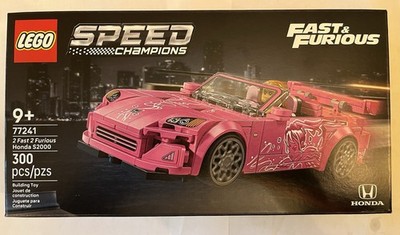LEGO 77241 Speed Champions Pink Honda S2000 2 Fast & 2 Furious Car New ...