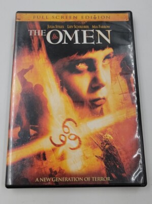 The Omen (DVD, 2006, Full Screen) Julia Stiles, Mia Farrow, Liev ...
