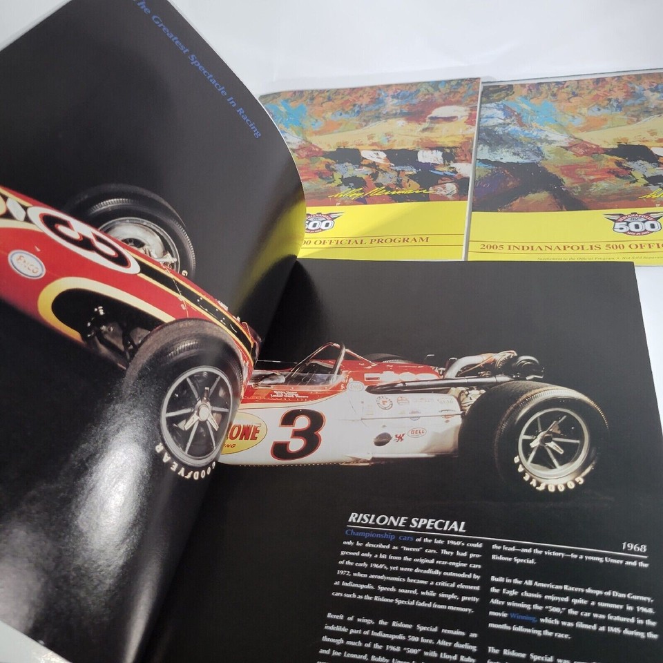 2004 2005 INDIANAPOLIS 500 Motor Speedway Racing Official Program Indy ...