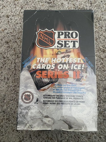 1990 Pro Set Series II NHL Full Box of Wax Packs - Factory Sealed | eBay