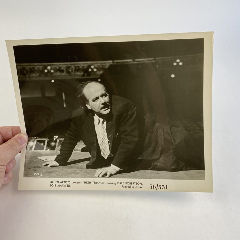 Vintage Photos Movie Stills The High Terrace 1956 Actor Eric Pohlmann ...