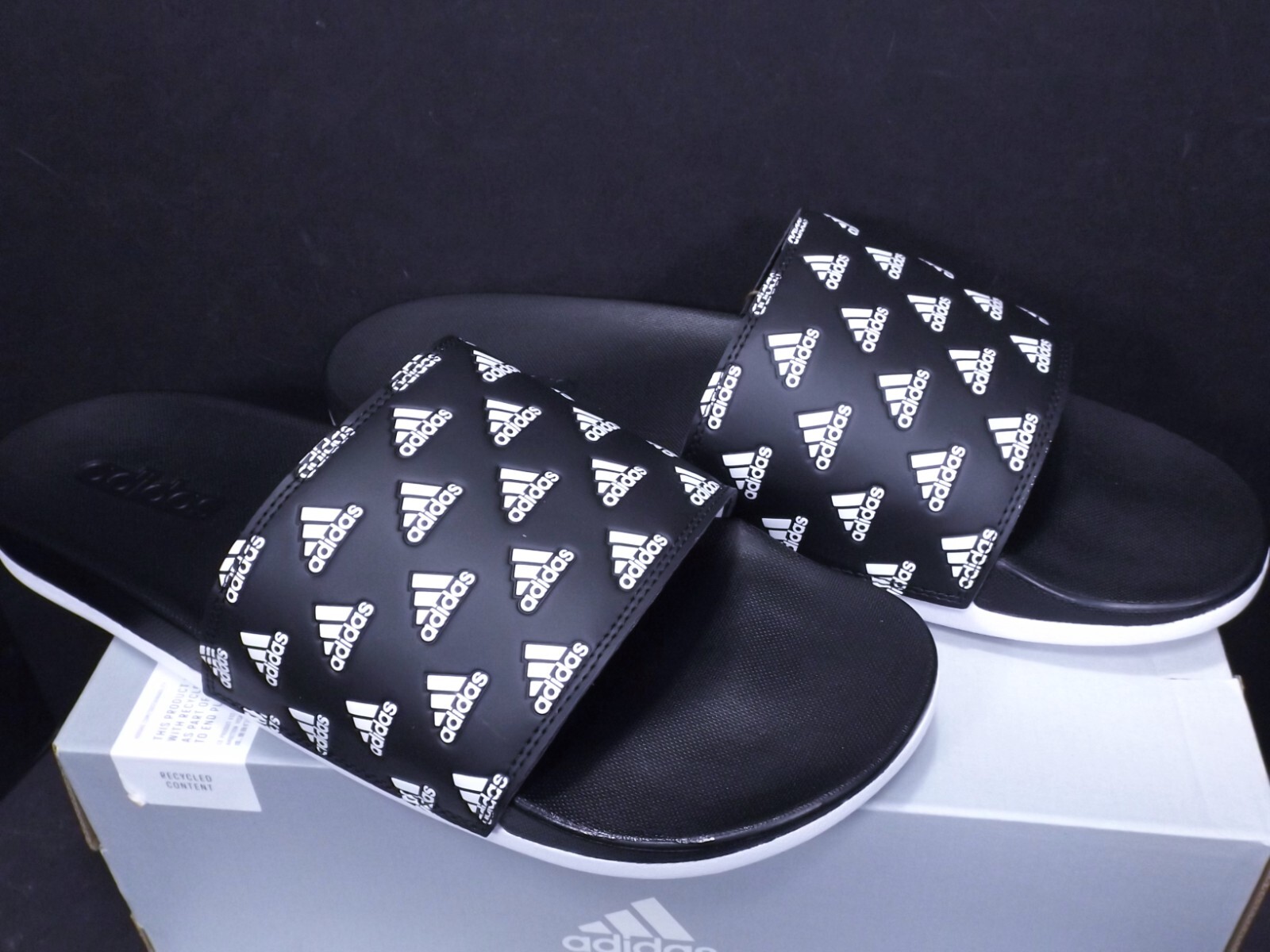 Adidas Adilette Comfort GV9735 Slides WMNS Size 13 Men Size 12 | eBay