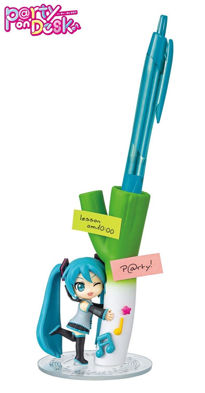 RE-MENT Hatsune Miku DesQ P@rty on Desk Desktop Figure Sticky Notes ...