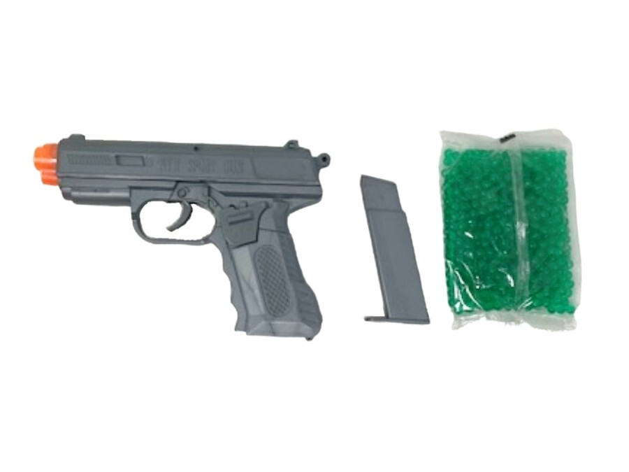 Airsoft Hand Gun Pistol Grey w/ Reload 6mm Airsoft Plastic BB Spring ...