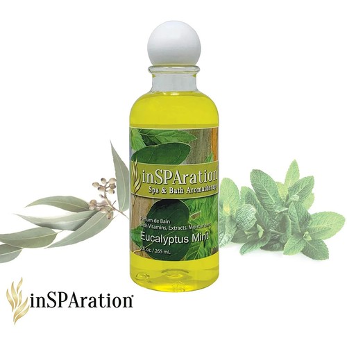 InSPAration Spa and Bath Aromatherapy, Eucalyptus Mint Liquid, 9 oz | eBay
