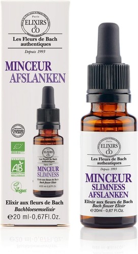 Elixirs & Co 20ml Bio - Elixir Minceur aux Fleurs de Bach - Fabriqué en ...