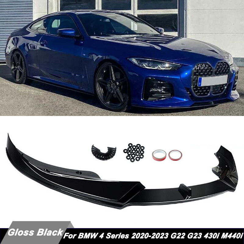 AC Style Front Lip Splitter For 2020-2023 BMW 4 Series G22 G23 430i ...