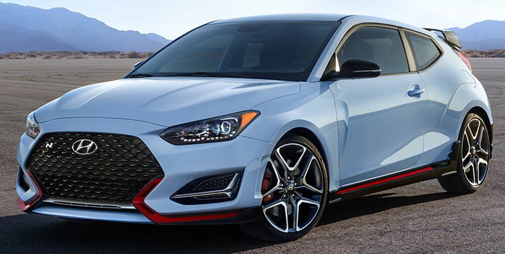 Hyundai Veloster Light Blue