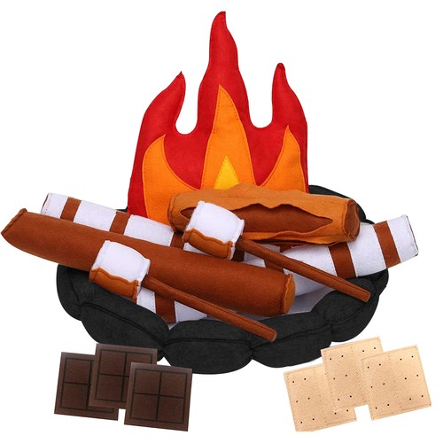 Pretend Campfire Set for Kids 15pcs Play Camping Toy Pretend Campfire ...