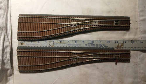 Vintage HO Gauge Tru Scale Lot of 2-Left L4S Turnouts/Switches Tested ...