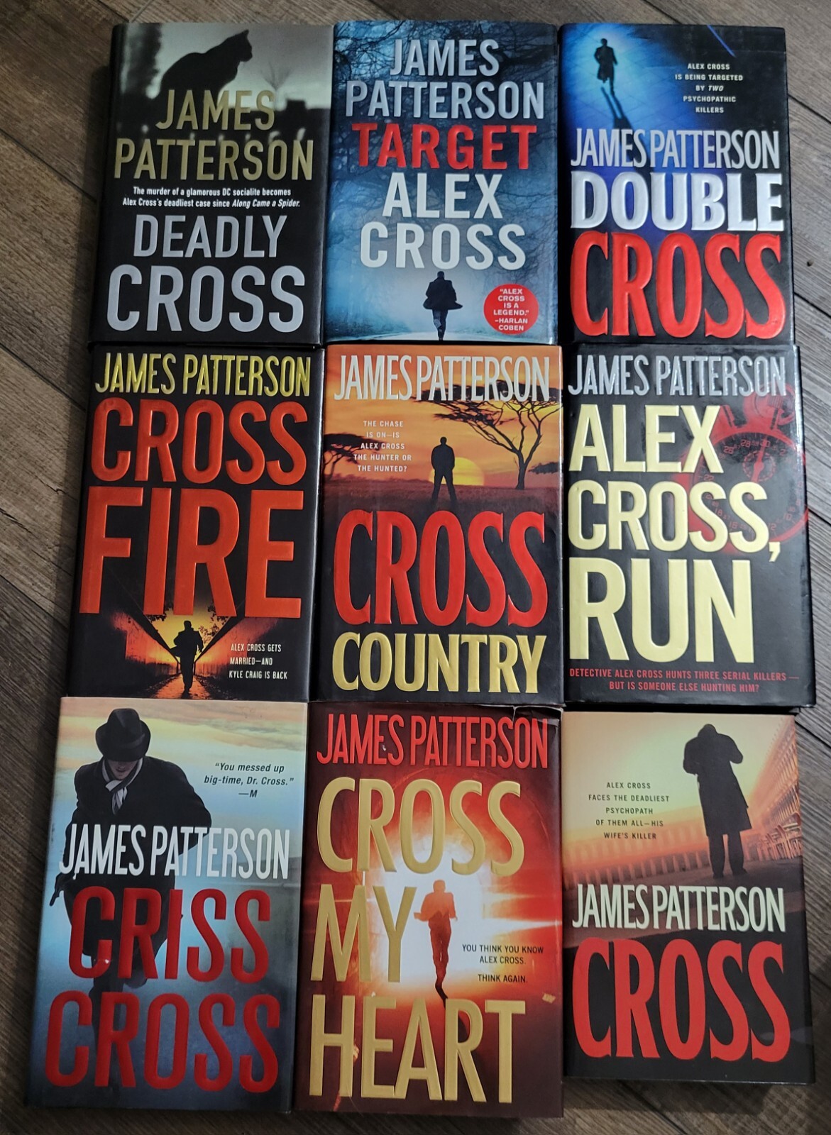 James Patterson Alex Cross Book Lot Of 9 Hardback Books | eBay