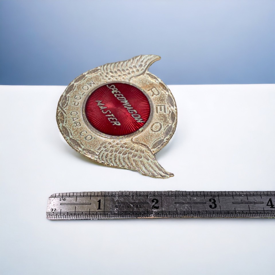 REO Speedwagon Master Grille Radiator Emblem Badge 1927 1928 1929 ...