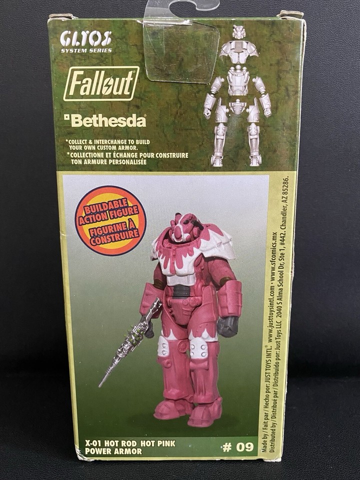 🤖Fallout X-01 HOT ROD PINK POWER ARMOR 9 SERIES 2 TARGET MEGA MERGE ...