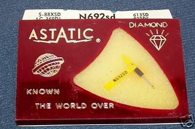 Astatic N692-sd PHONOGRAPH RECORD NEEDLE for Sonotone N-26T-SD N-27T ...