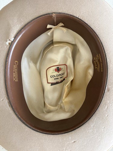 1970s Coldiron’s 10x Quality Open Road Style 7 1/4 Fedora Hat Cowboy ...