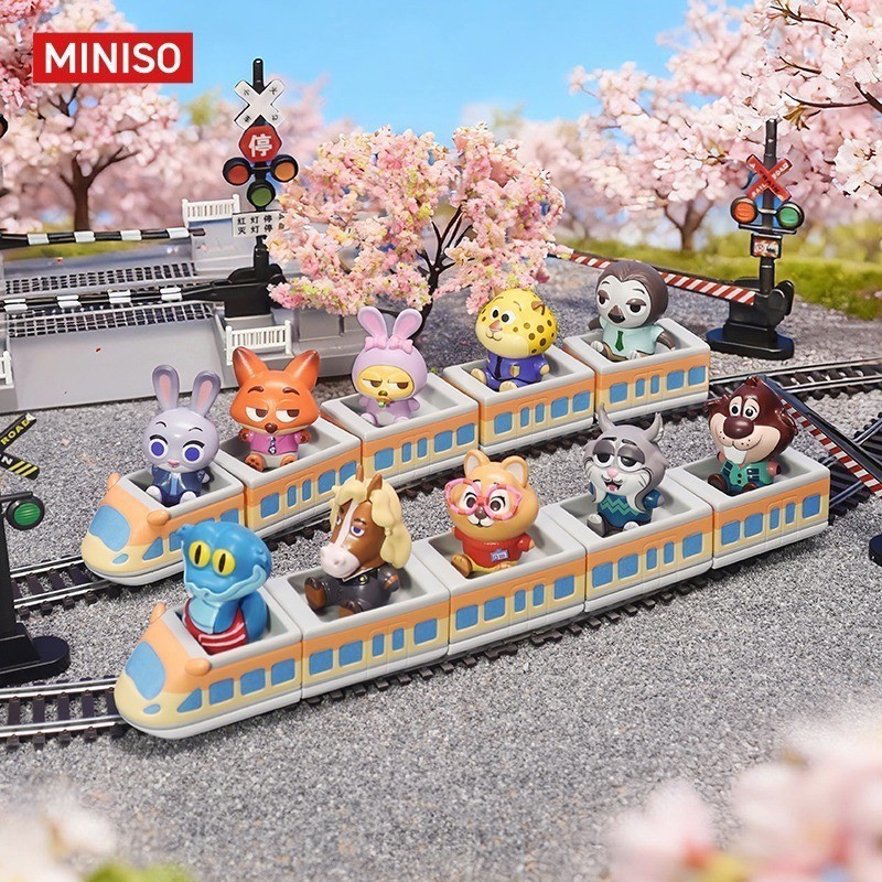 MINISO Disney Zootopia 2 Train Series Blind Box Figure Toys Gift One ...