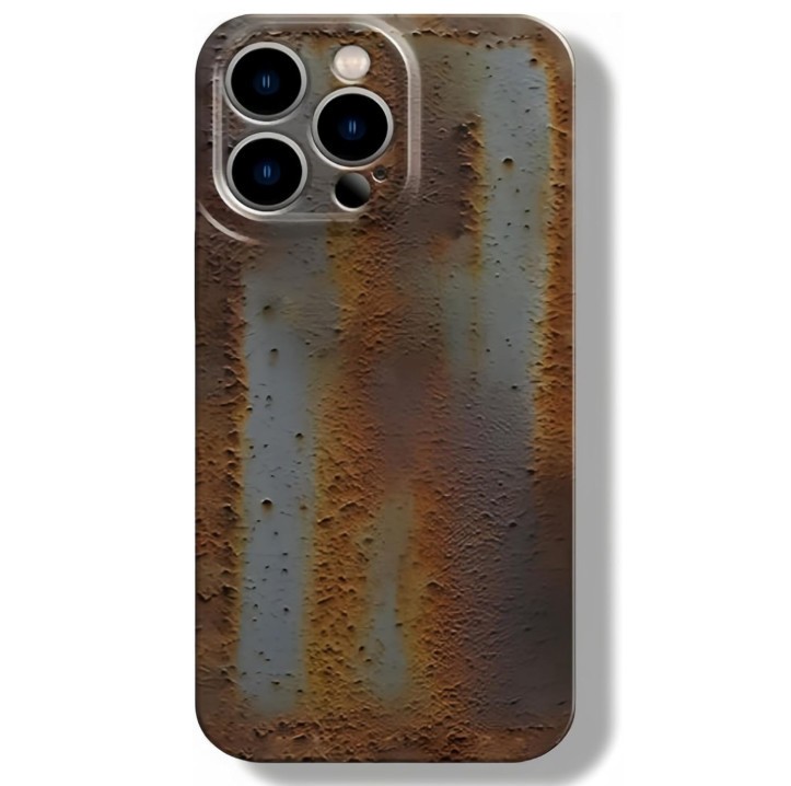 Vintage Rust Look Phone Case,Rusty Imitation Case Cover For iPhone 16 ...