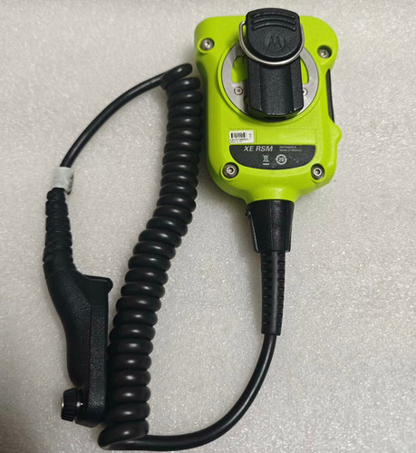 USED MOTOROLA XE RSM NNTN8203A Explosion proof Fire Speaker Mic Green ...