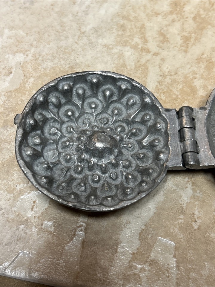 (4) Lot VTG Pewter Molds Chocolate Floral Faces 235 Variety | eBay