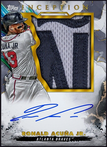 2023 Topps Inception Signature Jumbo Relics - RONALD ACUNA JR. MLB ...