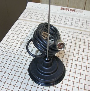 HAM 2 METER MOBILE ANTENNA, 1/4 Wave Whip 3" Mag Mount PL259 | eBay