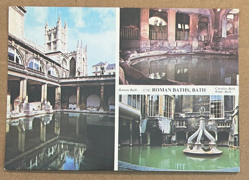POSTCARD - UNUSED - ROMAN BATHS, BATH, ENGLAND | eBay
