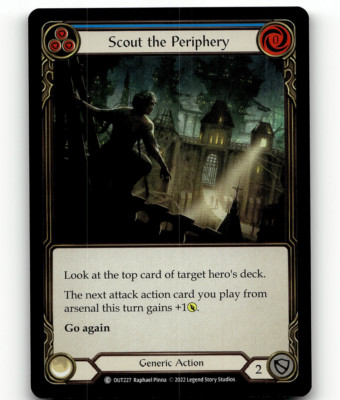 Flesh And Blood Scout the Periphery (Blue) FOIL Outsiders Common | eBay