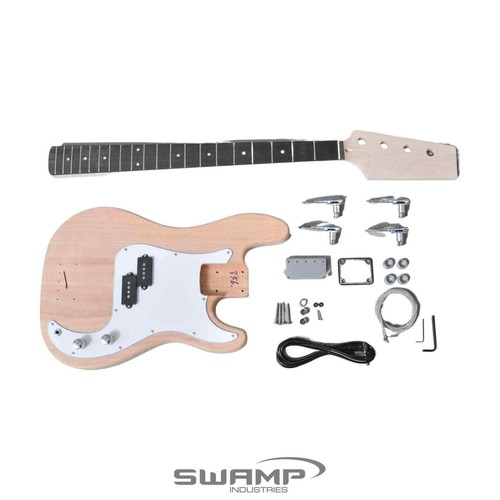SWAMP DIY Build Your Own Electric Precision Bass Guitar Kit Mahogany ...