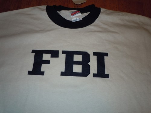 FBI RINGER SHIRT VINTAGE EARLY 2000'S WHITE NWT MENS LARGE SOFFE | eBay