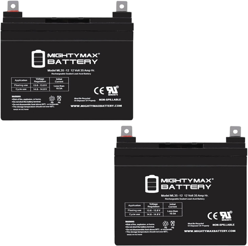 ML35-12 - 12V 35AH Hoveround All Models Battery - 2 Pack 705353922879| eBay