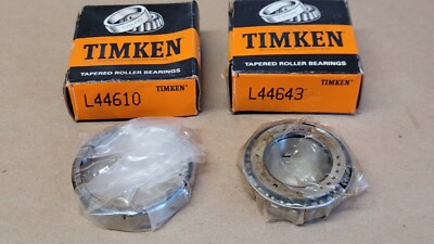 New Timken L44643 & L44610 Tapered Roller Bearing Cup & Cone Set 1 ...