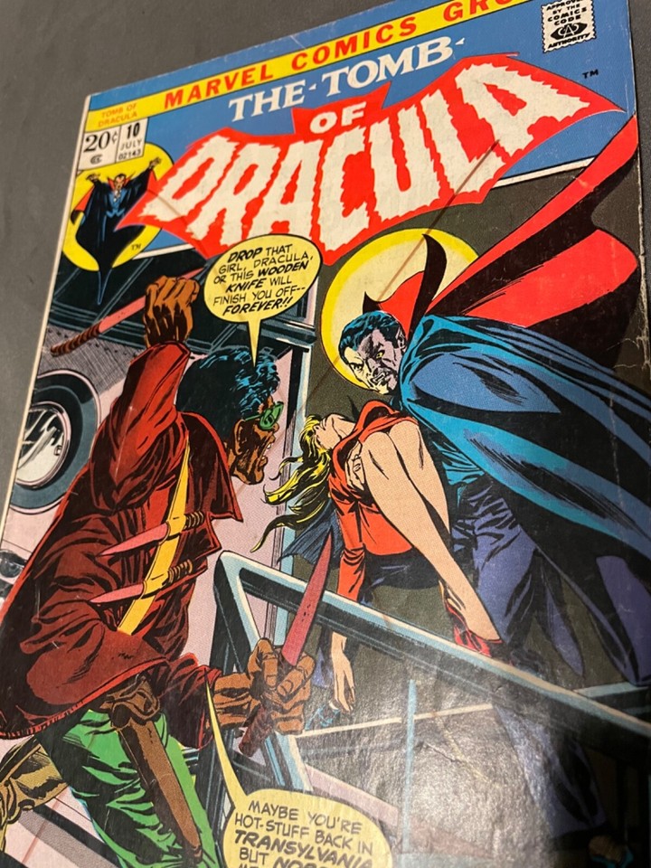 Tomb Of Dracula #10 1st Appearance of Blade Marvel 1973 Fine Gene Colan ...