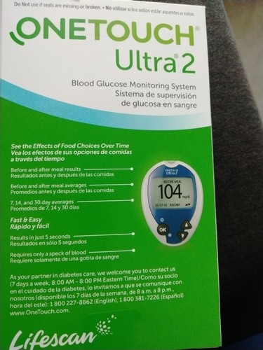 OneTouch Ultra 2 Blood Glucose Monitor for sale online | eBay