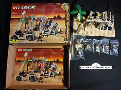 Lego System Adventurers Desert Set 5958 Mummy's Tomb 100% Complete With ...