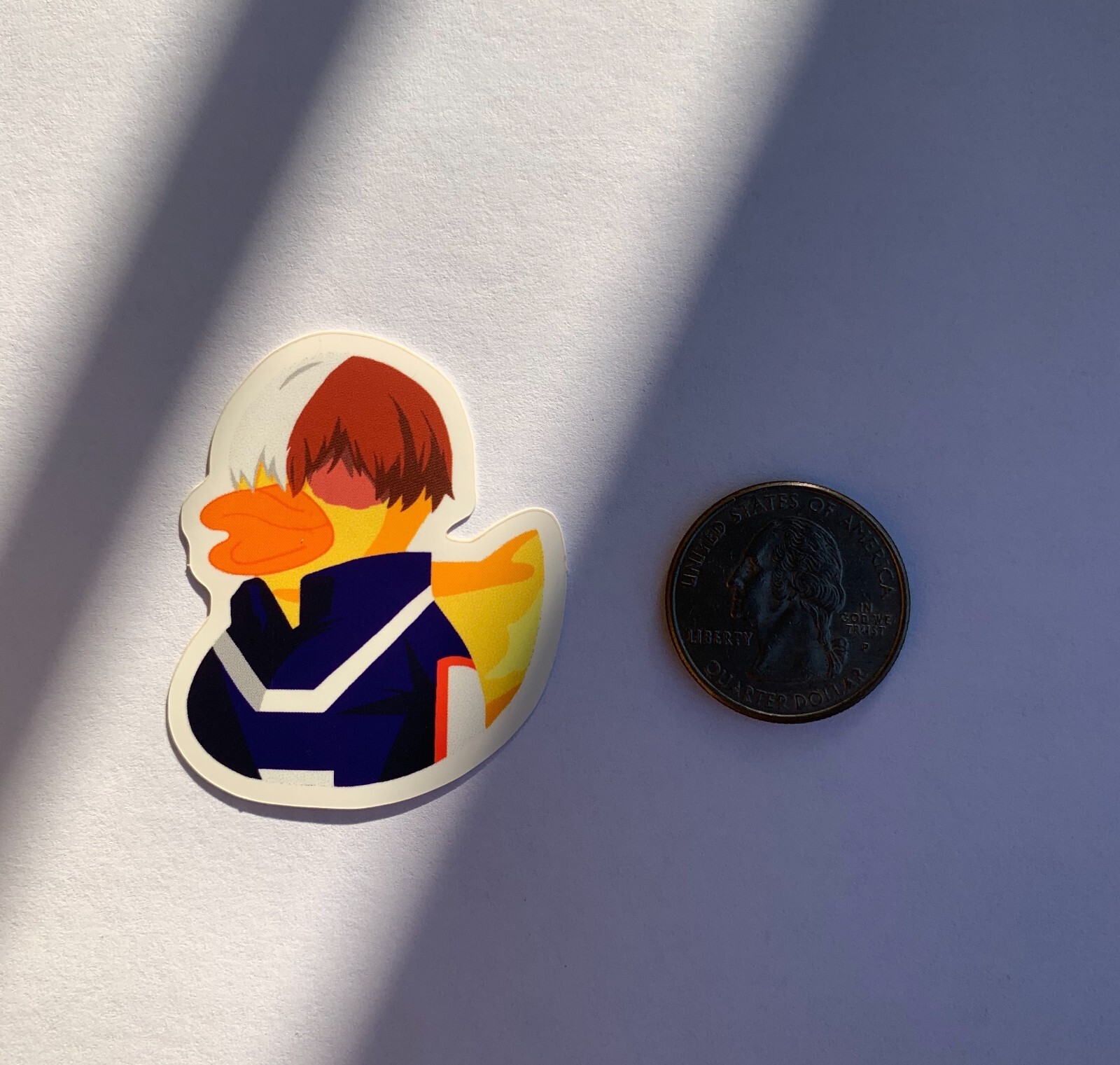 My Hero Academia Sticker, Todoroki Sticker, Todoroki Duck Sticker Shoto ...