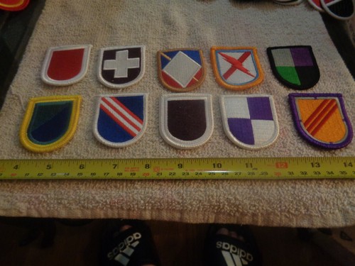 10 Military Flashes and/or Ovals new (Box#KIWI Bag#XR38) | eBay