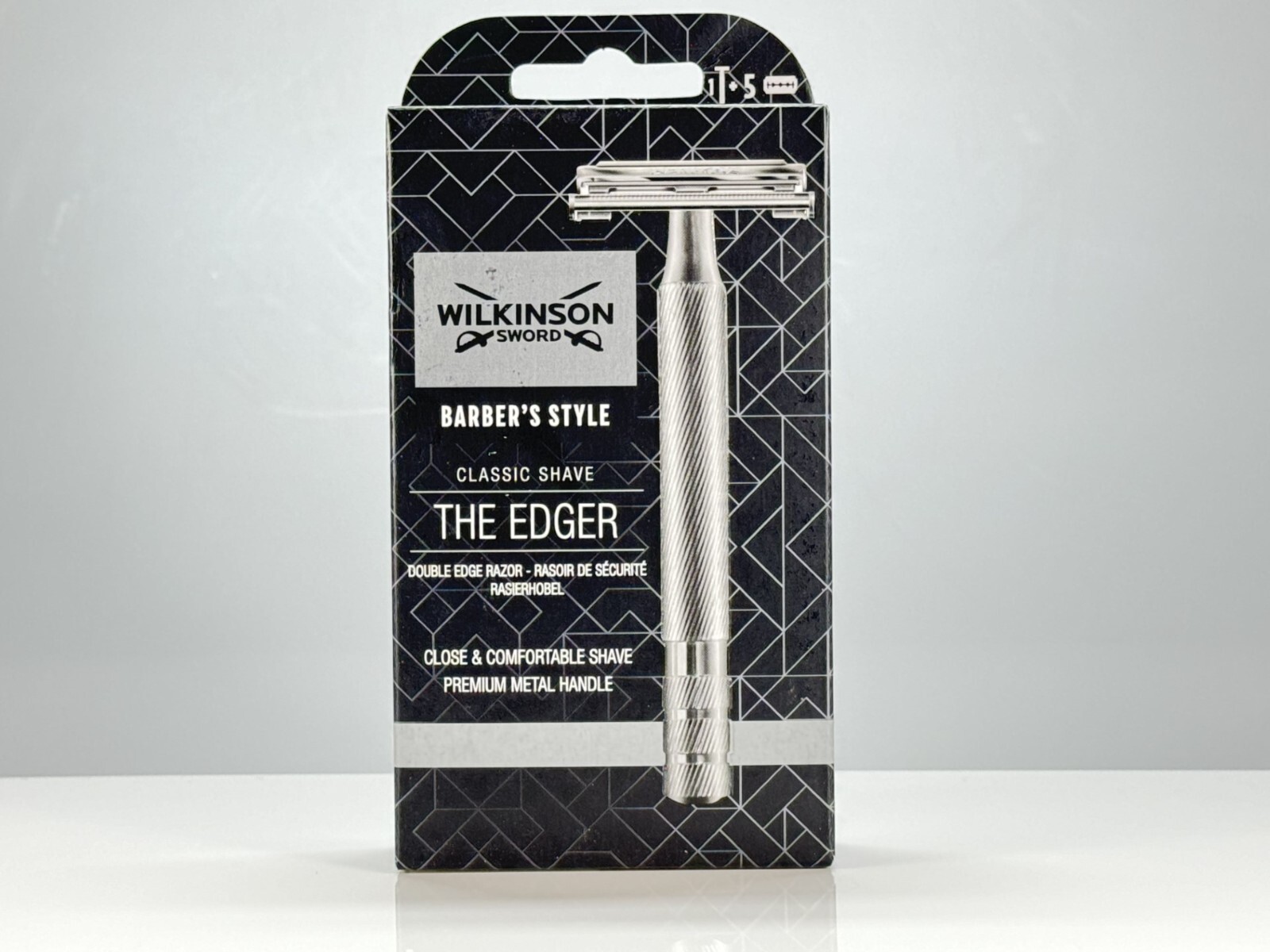 Wilkinson Sword Double Edge Razor for Men with 5 Double Edge Razor ...