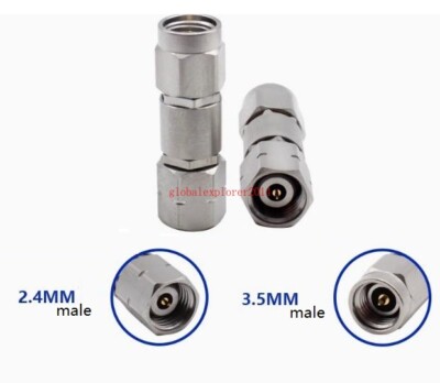 RF Test Adapter 2.4mm Male To 3.5mm Male DC-26.5GHz MmWave Connector ...